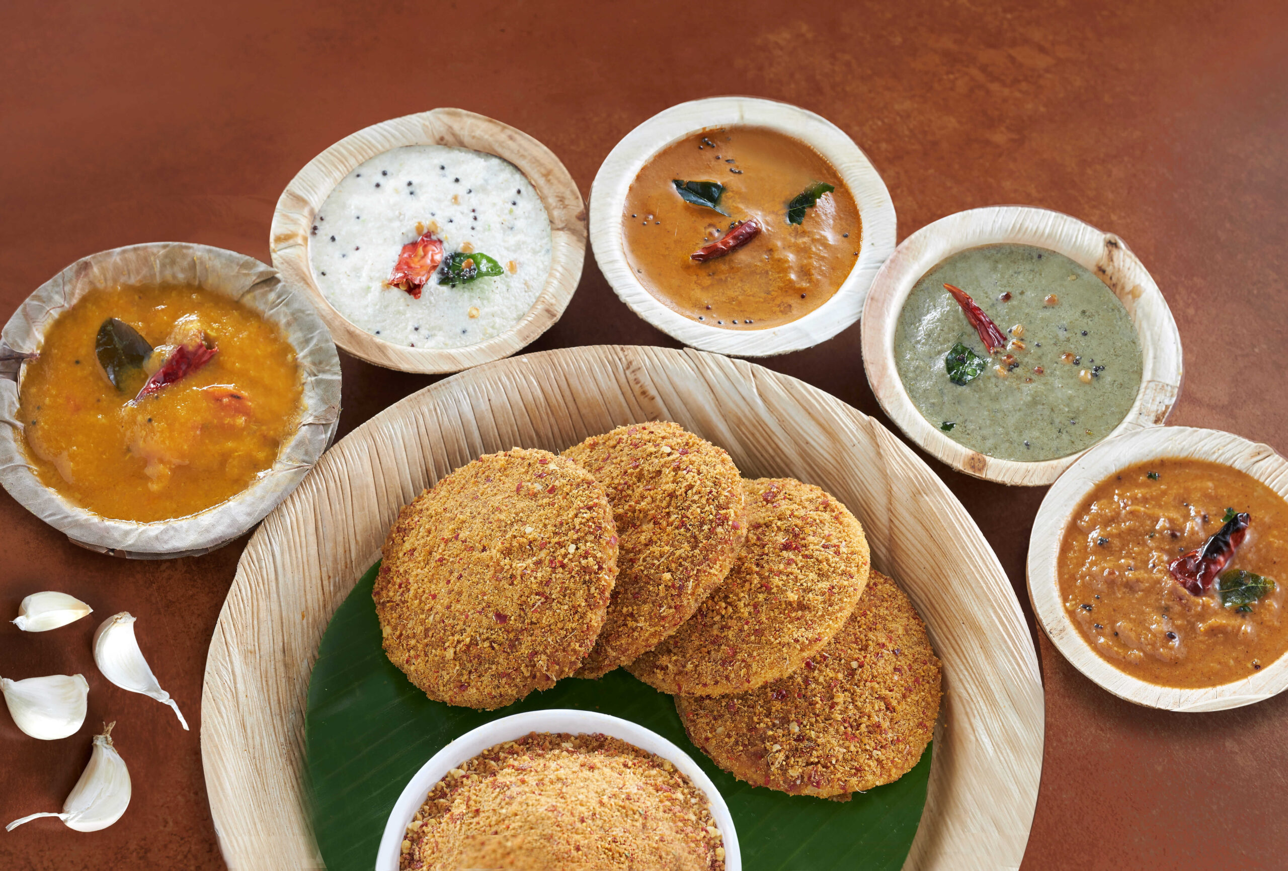 Garlic Podi Idli (2 pcs) - Murugan Idli Shop Adelaide